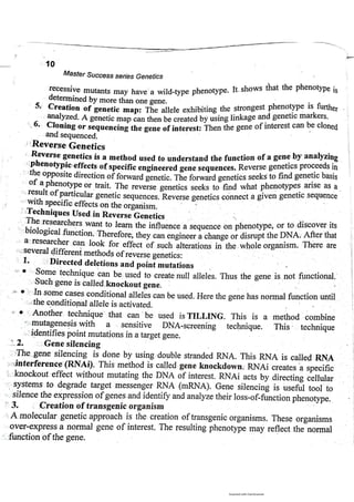 Genetics part 1.pdf | Genetics | Science