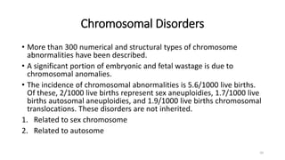GENETICS, Classification of Genetic Disorders | PPT