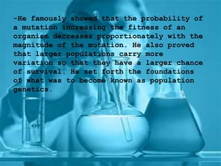 History of the development of Genetics as Science | PPT