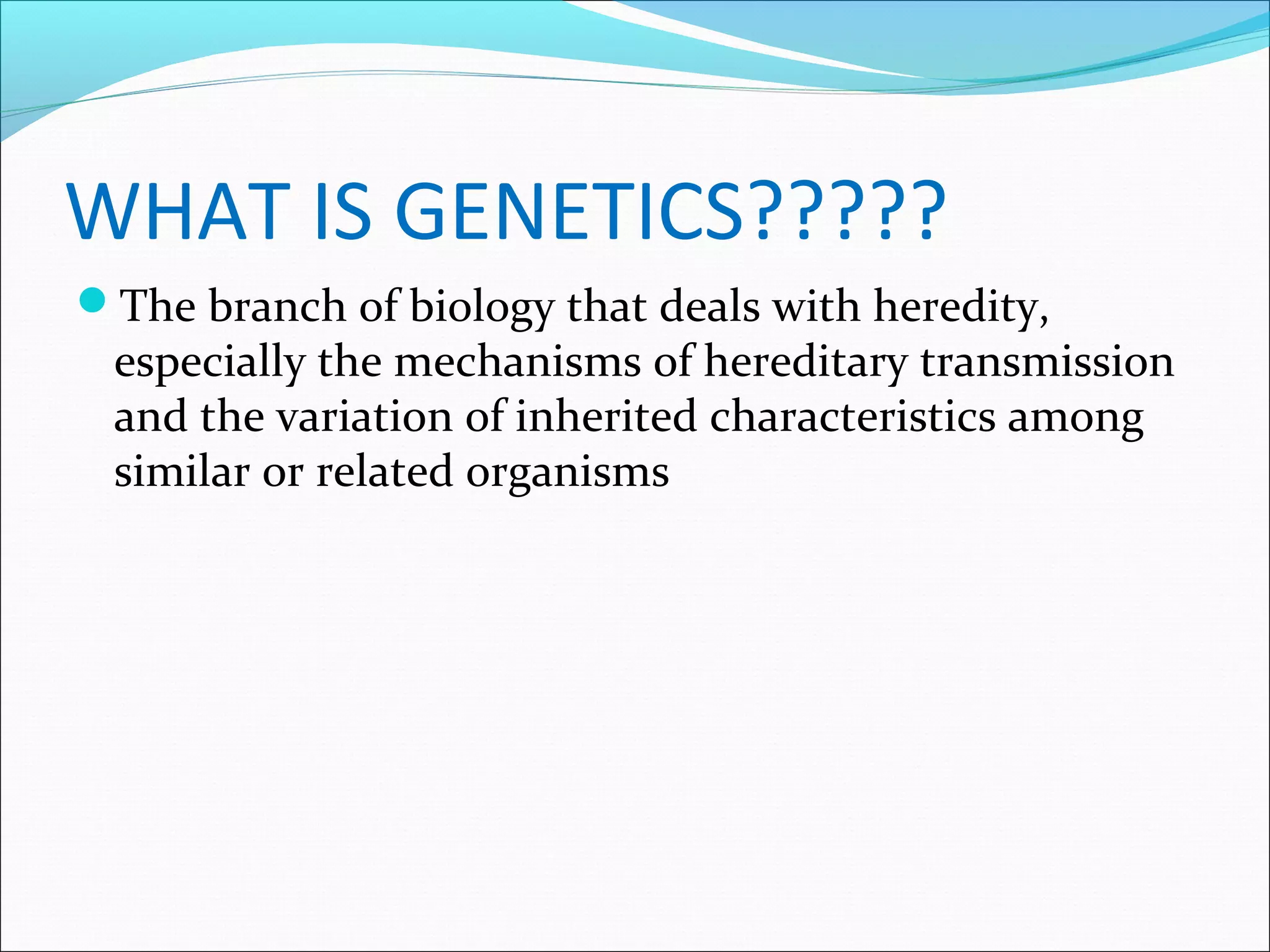 Genetics | PPT | Programming Languages | Computing