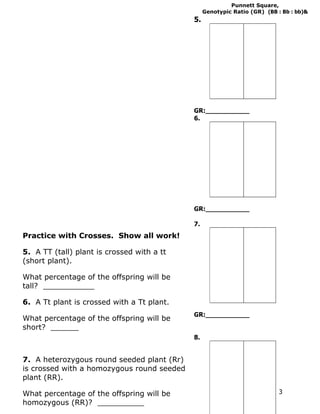 Genetics Practice Problems | DOC