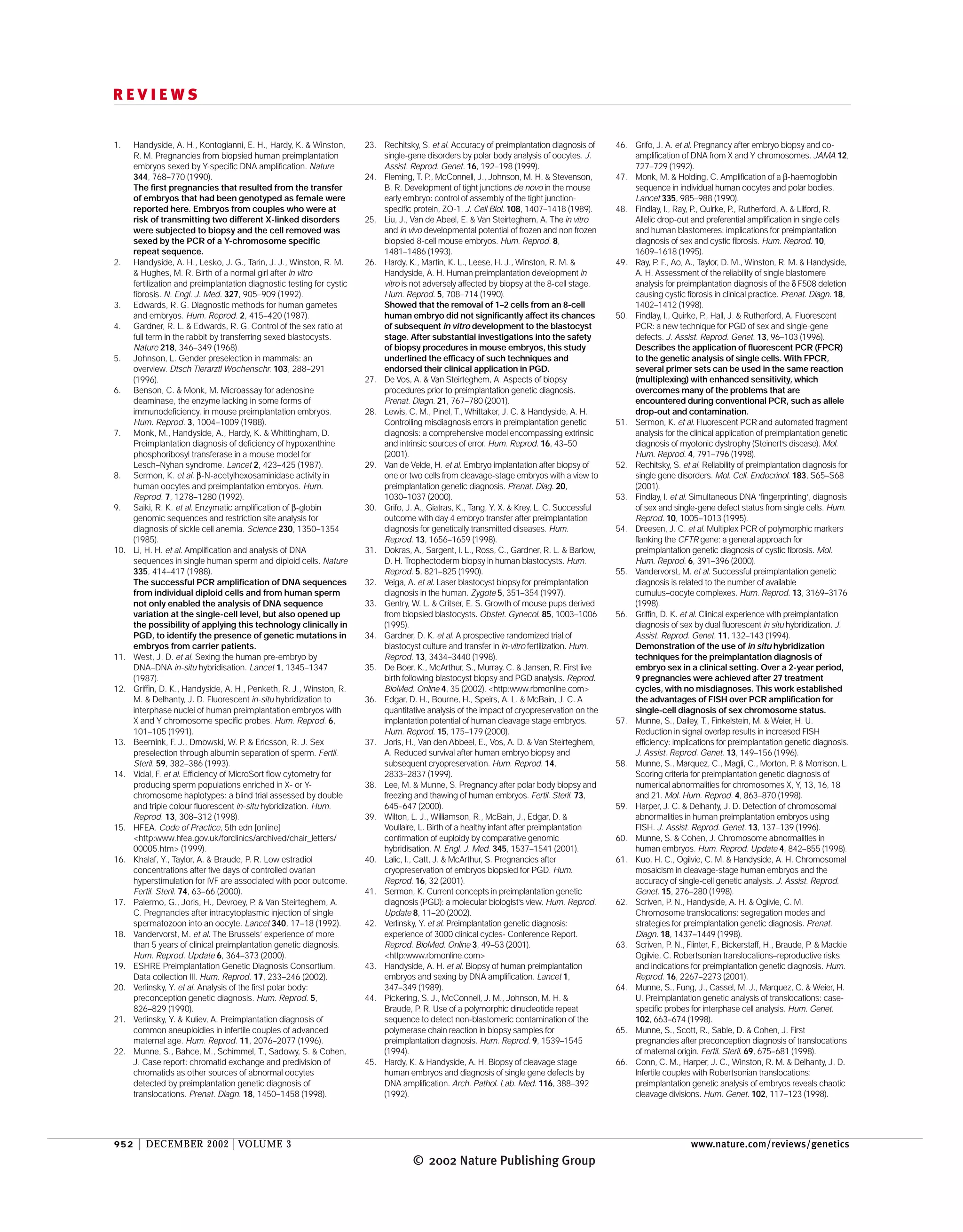 Genetics preimplantation | PDF | Infertility | Reproductive Health