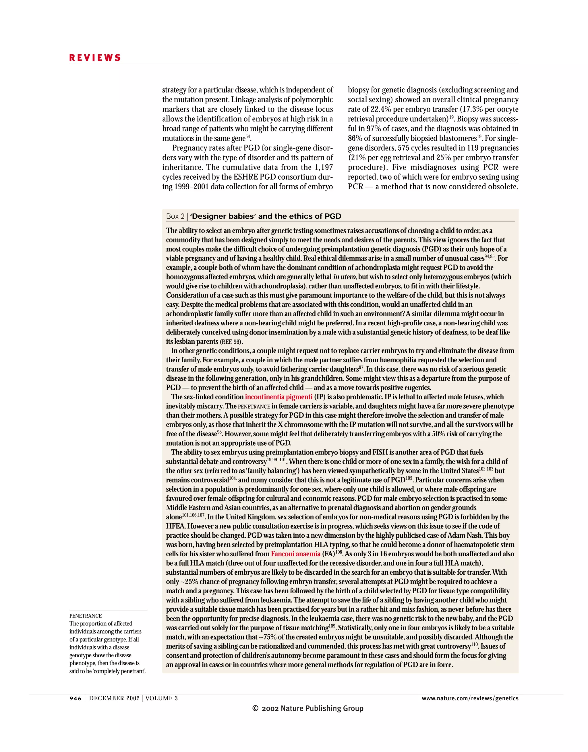 Genetics preimplantation | PDF | Infertility | Reproductive Health