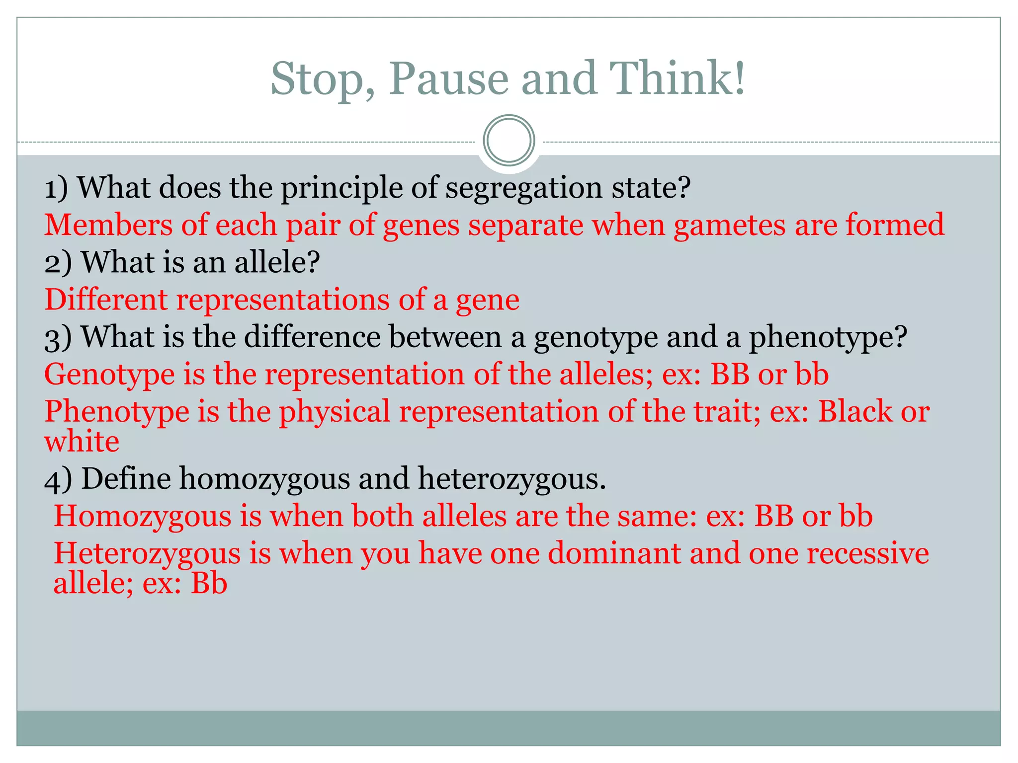 Genetics and Inheritance | PPTX