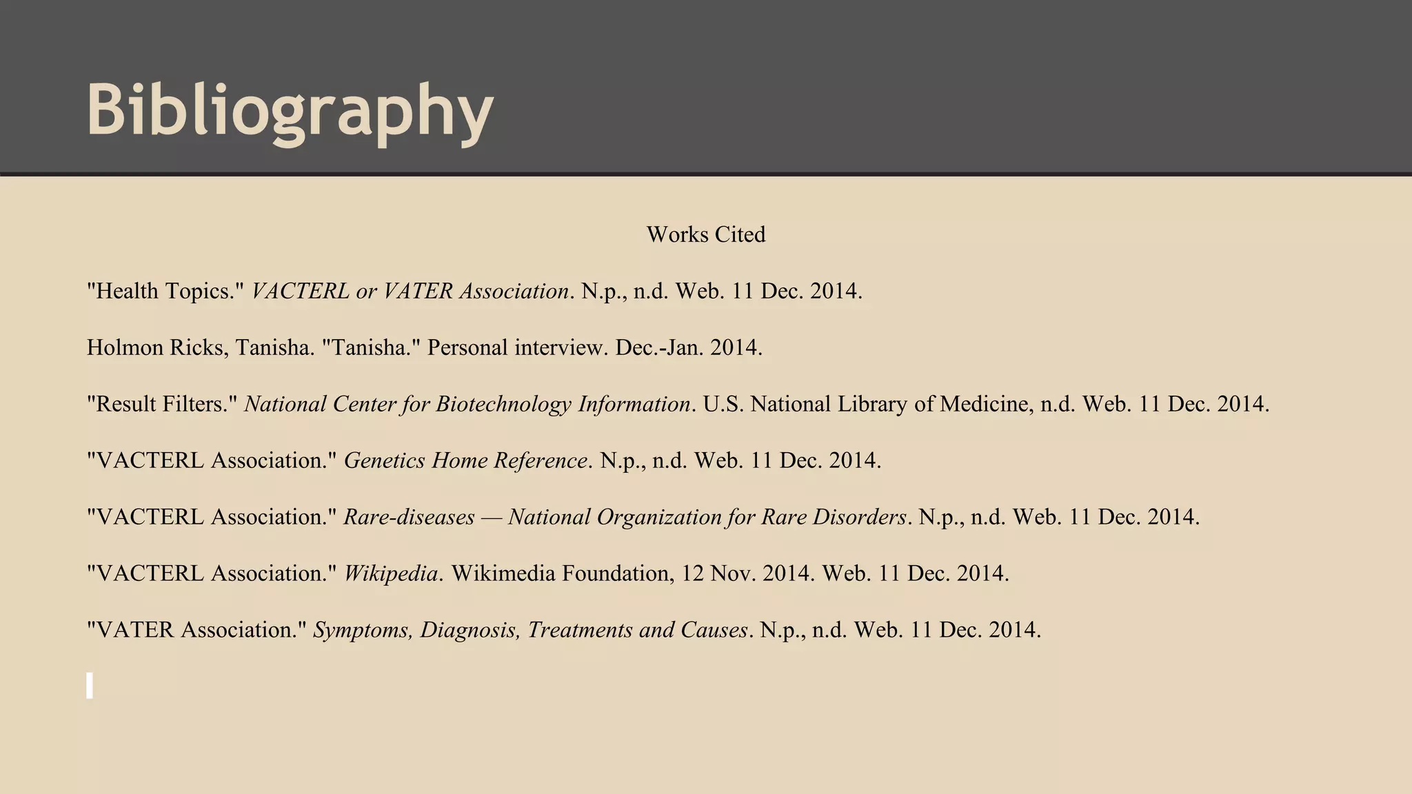 Vacterl Syndrome | PPTX