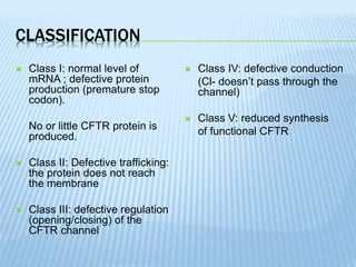 Cystic Fibrosis | PPTX