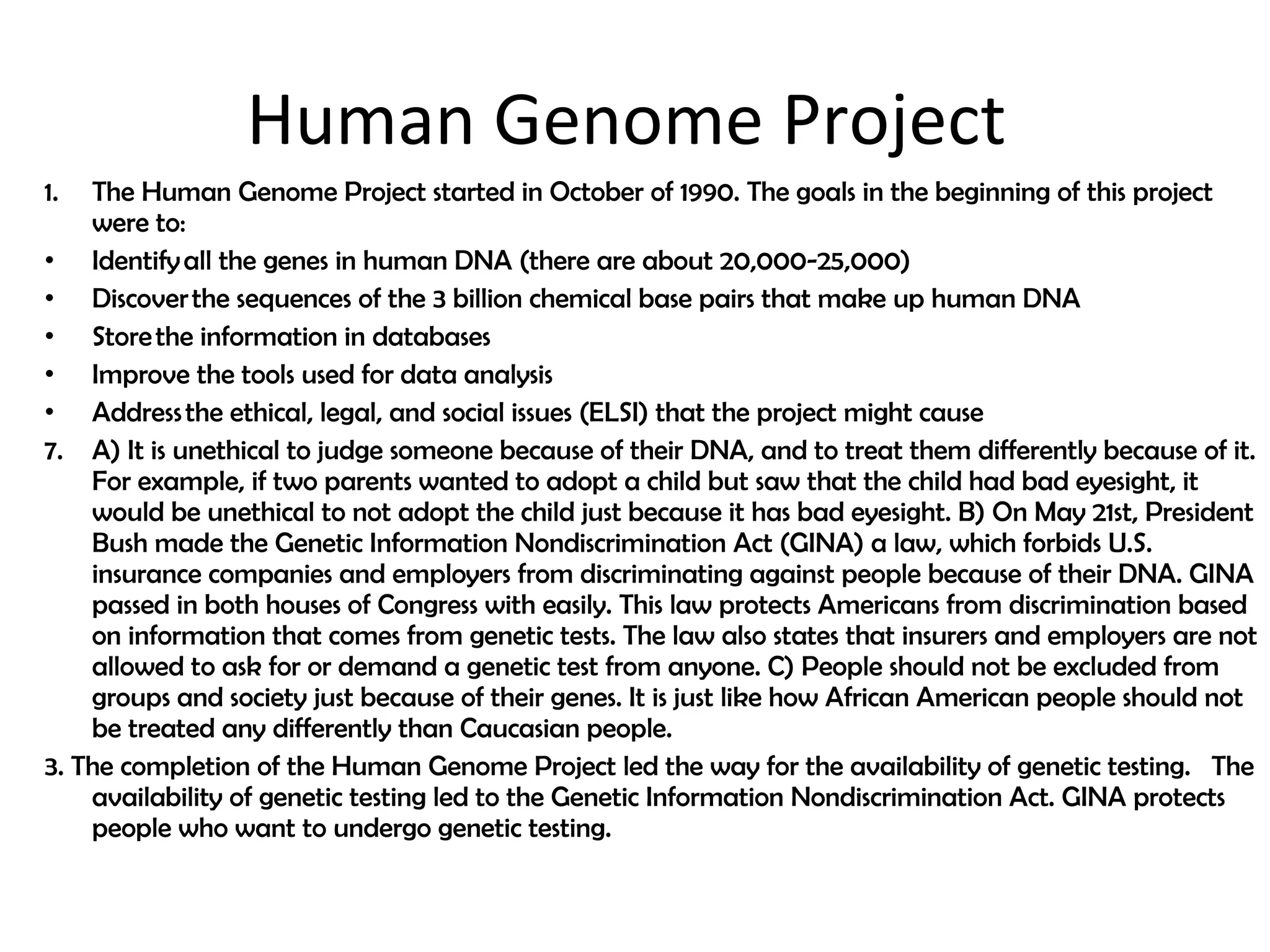 Genetics research project | PPT