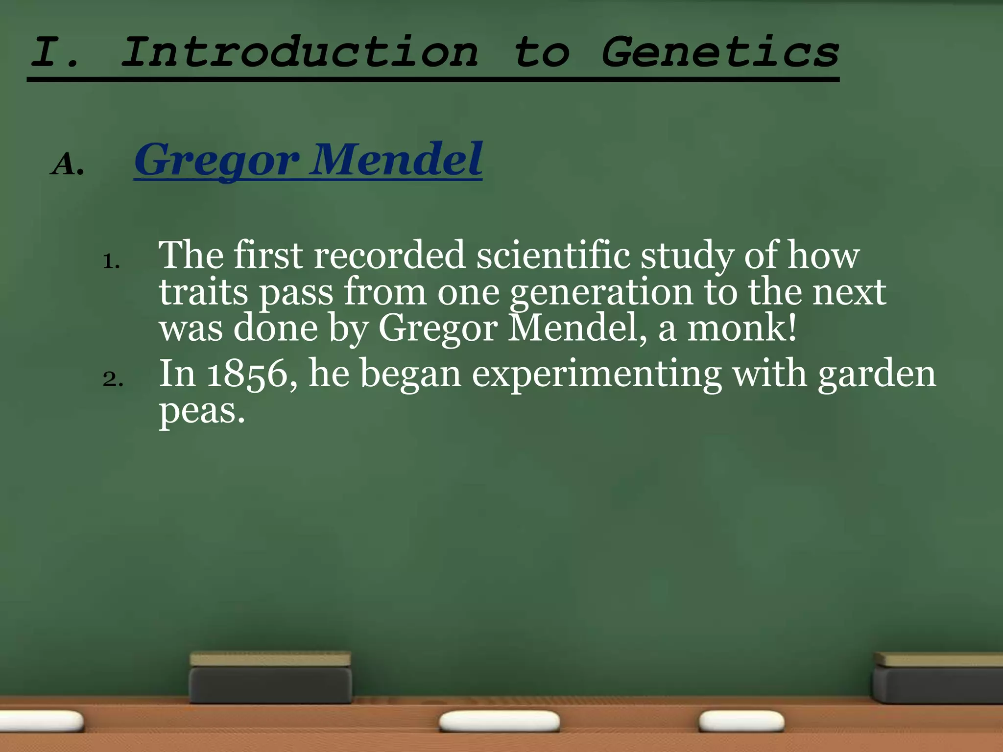 Genetics Section 1 Notes Ppt