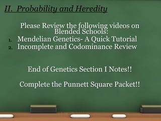 Genetics section 1 notes | PPTX