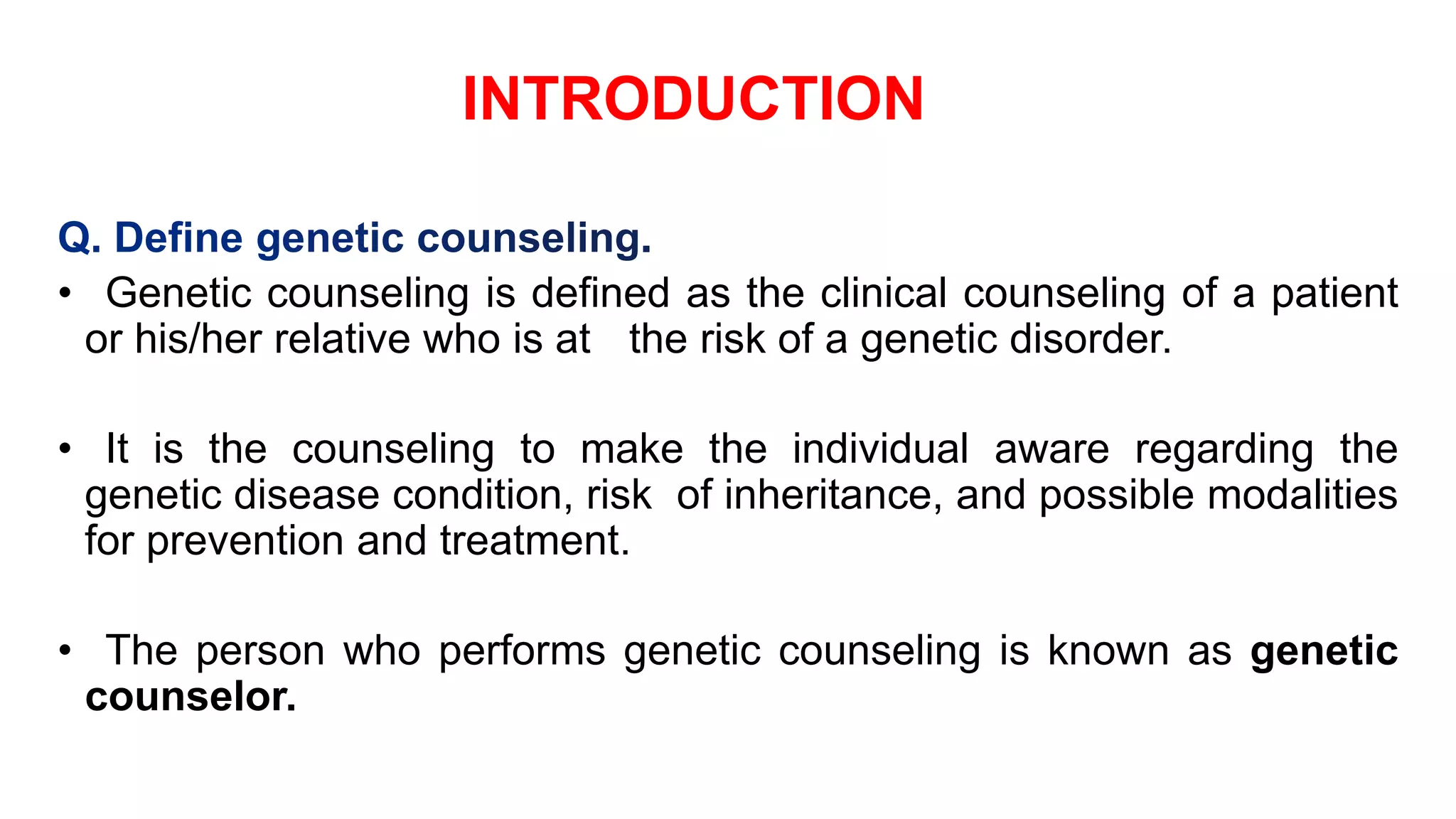 Genetics Series Genetic Counselling.pptx