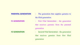 Genetics terminologies | PPTX
