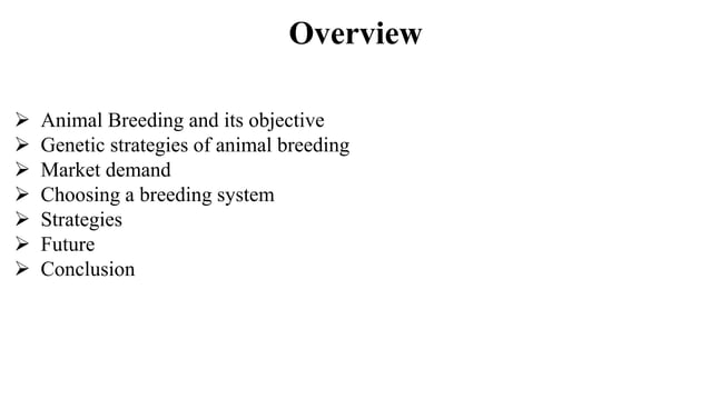 Genetic strategies of beef cattle breeding | PPTX | Infertility ...