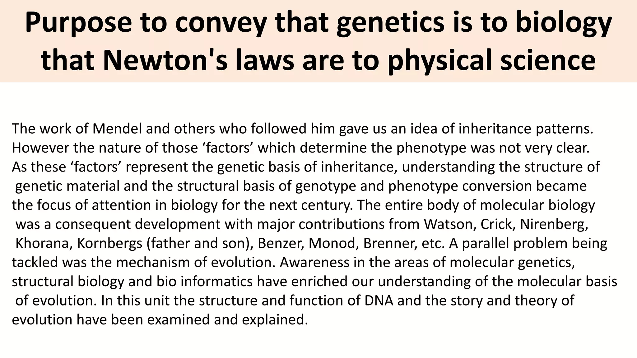 Genetics (unit 4) | PDF