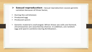 Genetics varaiation.1 | PPTX