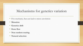 Genetics varaiation.1 | PPTX