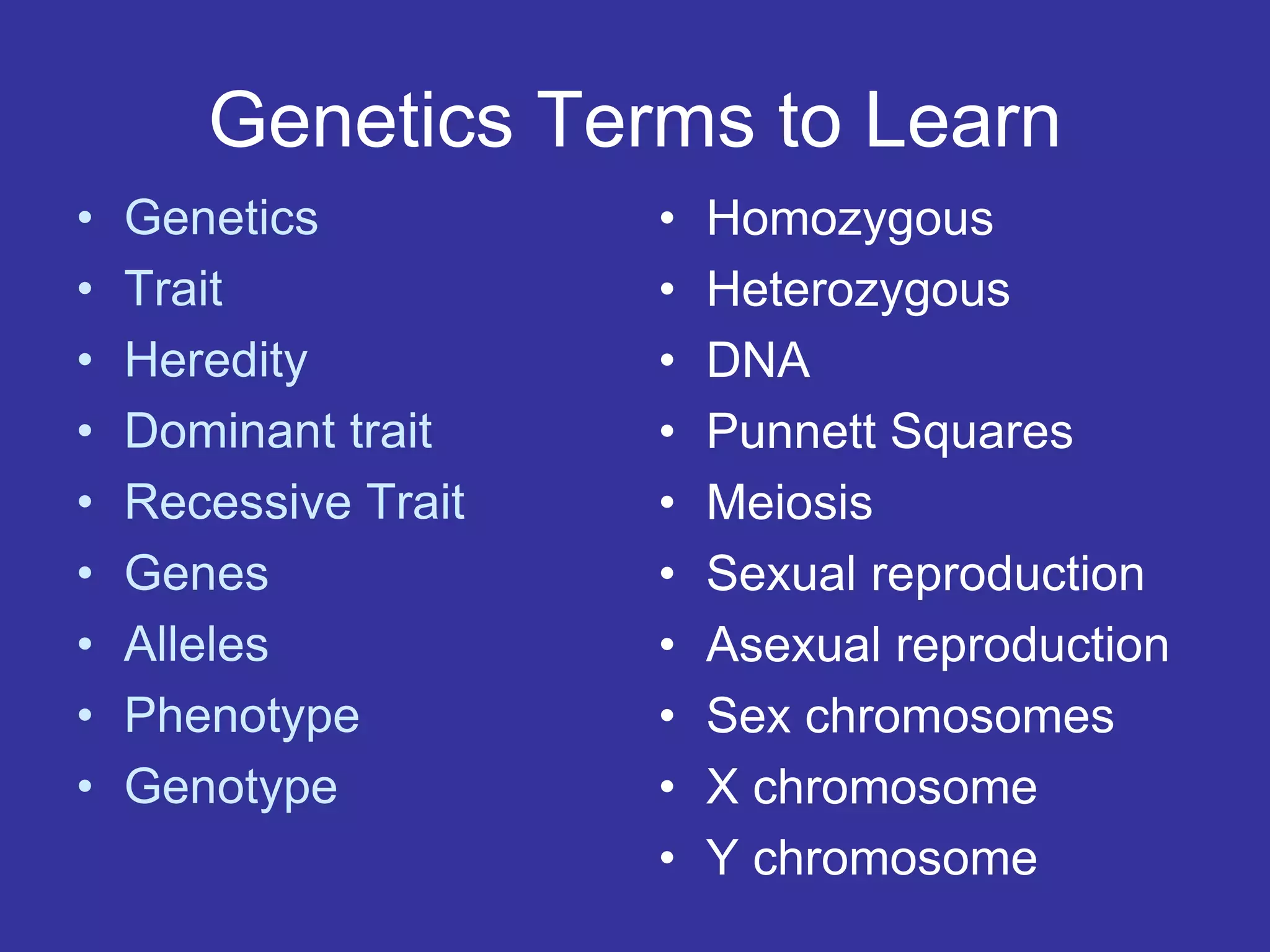 genetics vocab.ppt