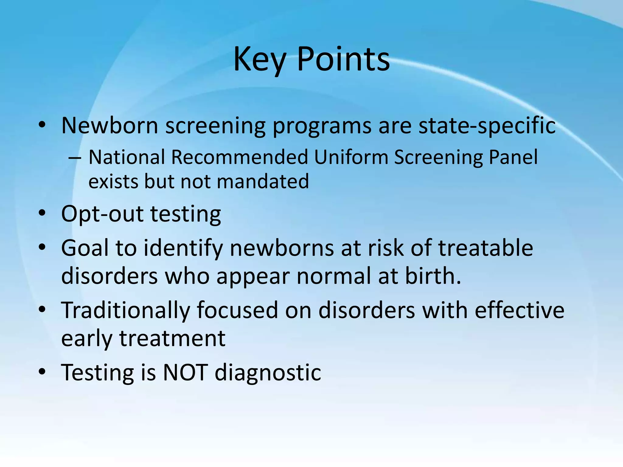 Newborn Screening - May 9, 2023 | PPTX