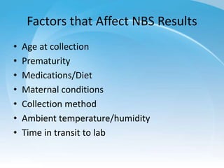 Newborn Screening - May 9, 2023 | PPTX