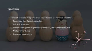 Pediatric Genetic Syndromes - Spot Diagnosis | PPTX