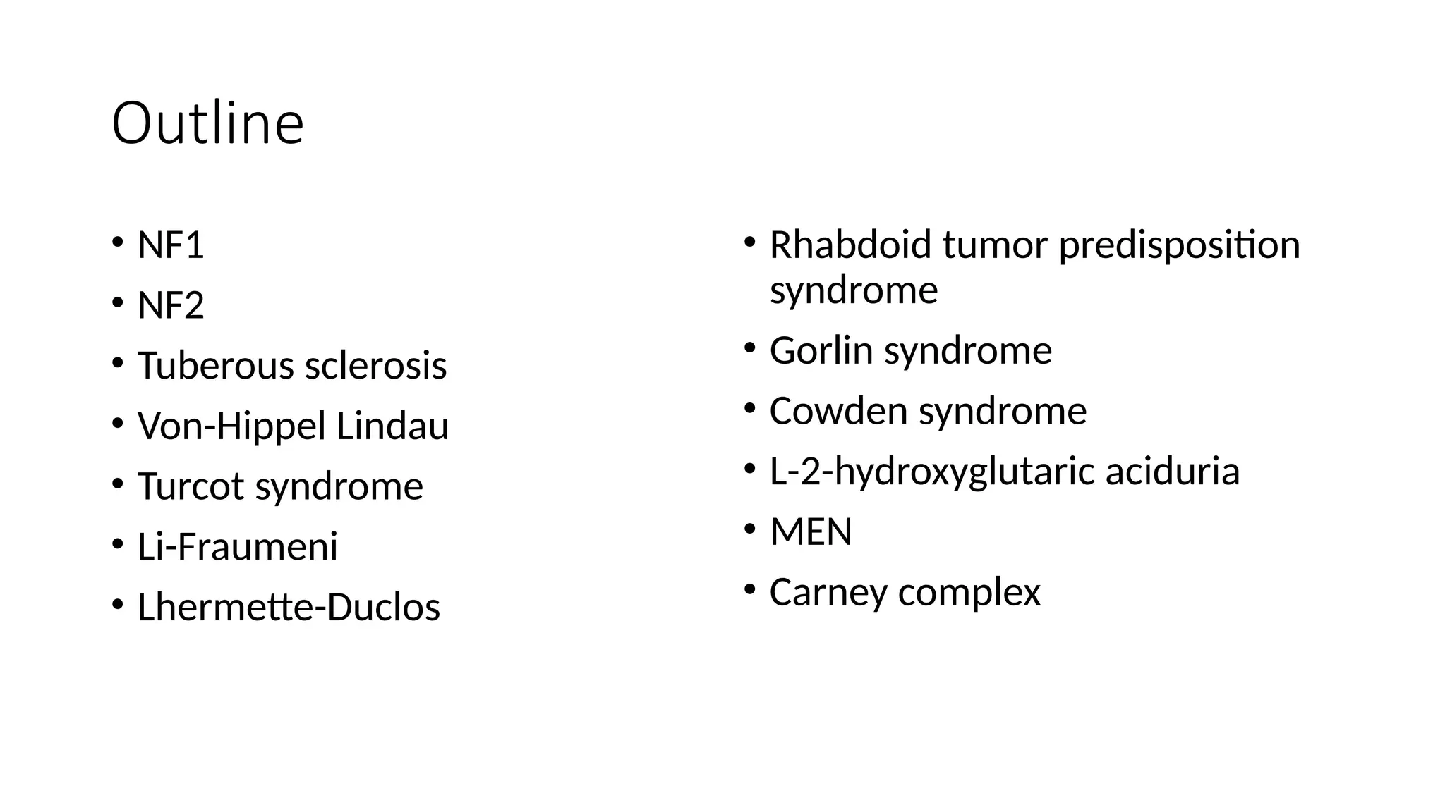 Genetic Syndromes with Central Nervous System tumors Edited.pptx