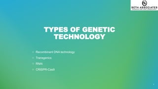 Genetic Technology and Environment Effect- Environment Protection Act ...