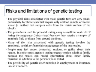 GENETIC TESTING: | PPTX