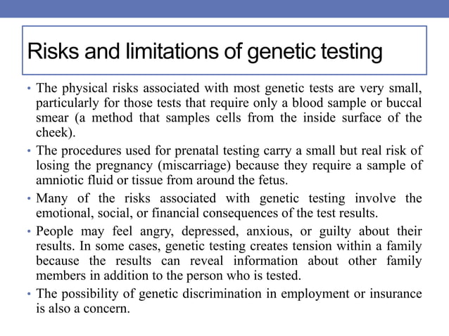 GENETIC TESTING: | PPTX