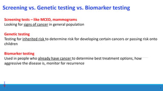 Considerations of Genetic Testing for better Diagnosis | PPTX