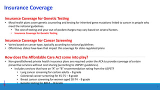 Considerations of Genetic Testing for better Diagnosis | PPTX