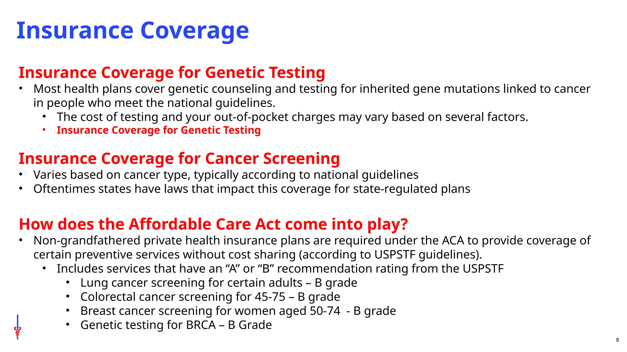 Genetic Testing Cancer screeing Overview.pptx