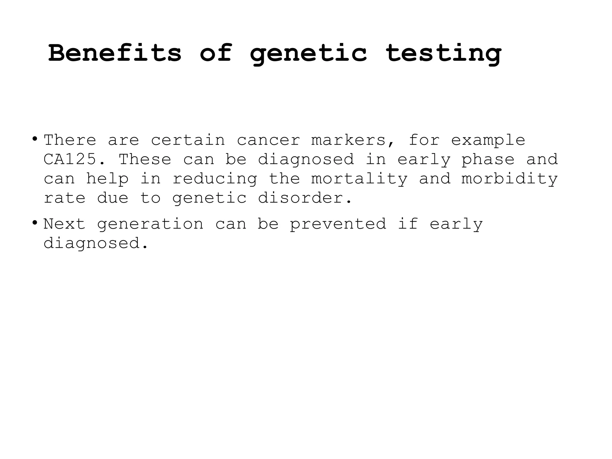 genetic testing for mothers and children | PPT