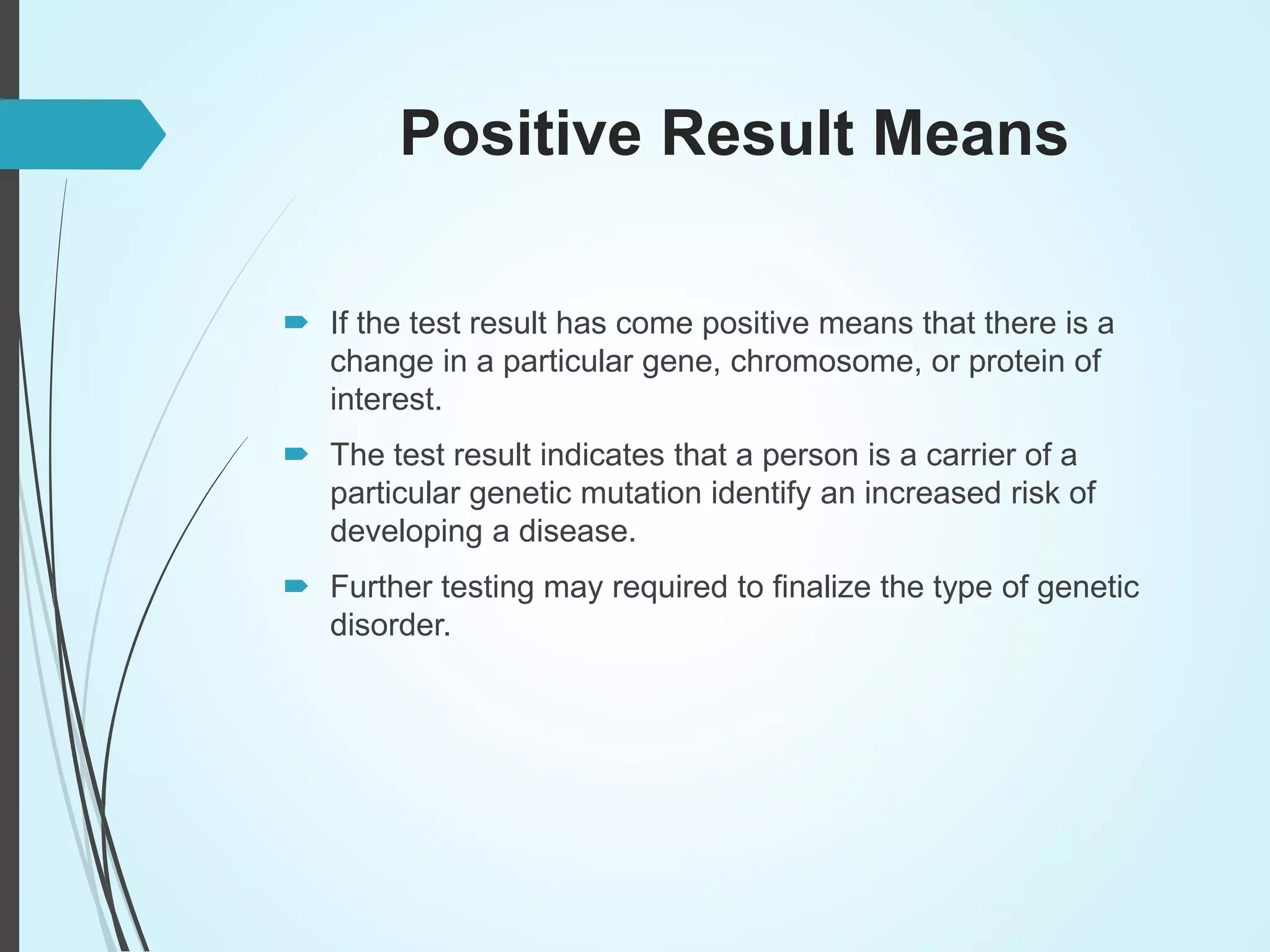 Genetic Testing Result Means | PPTX