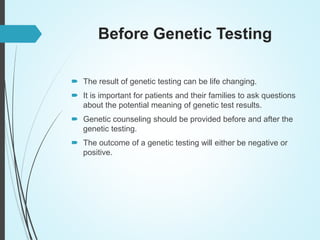 Genetic Testing Result Means | PPT