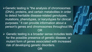 genetic tests.pptx