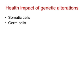 Genetic toxicology | PPTX
