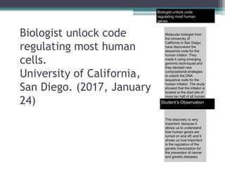 Genetic transcription | PPT