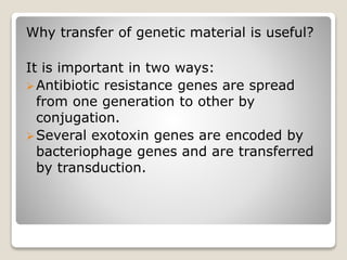 Genetic transfer | PPTX