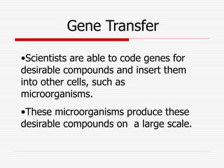 Genetic Transfer of gene slide shared ppt | PPT