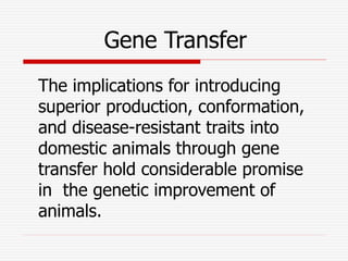 Genetic Transfer of gene slide shared ppt | PPT