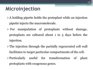 Genetic transformation | PPTX