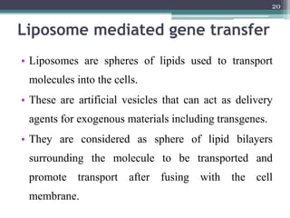 Genetic transformation | PPTX | Biological Sciences | Science
