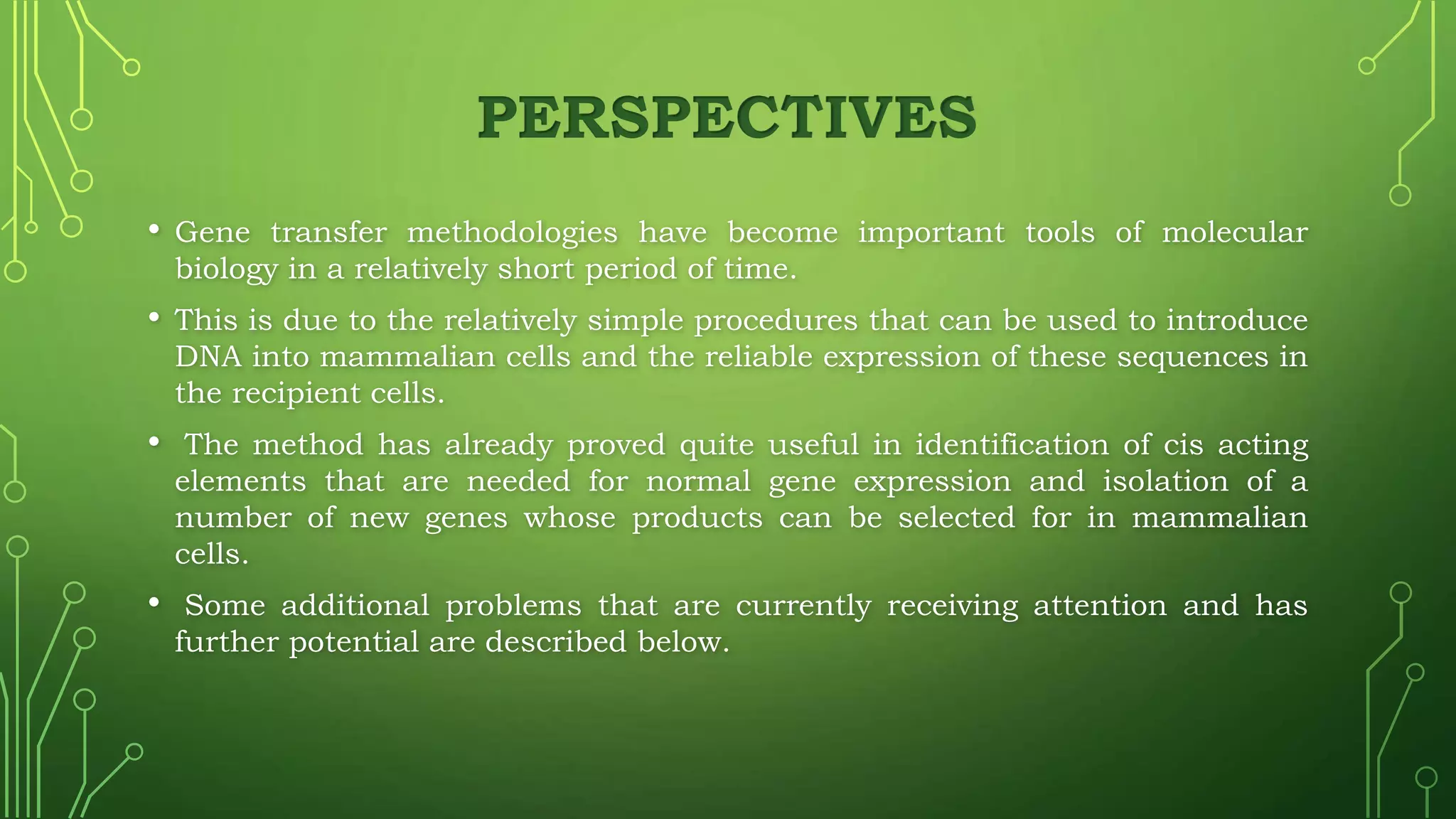 Genetic transformation method in mammals cell by NIDHI MISHRA and ...