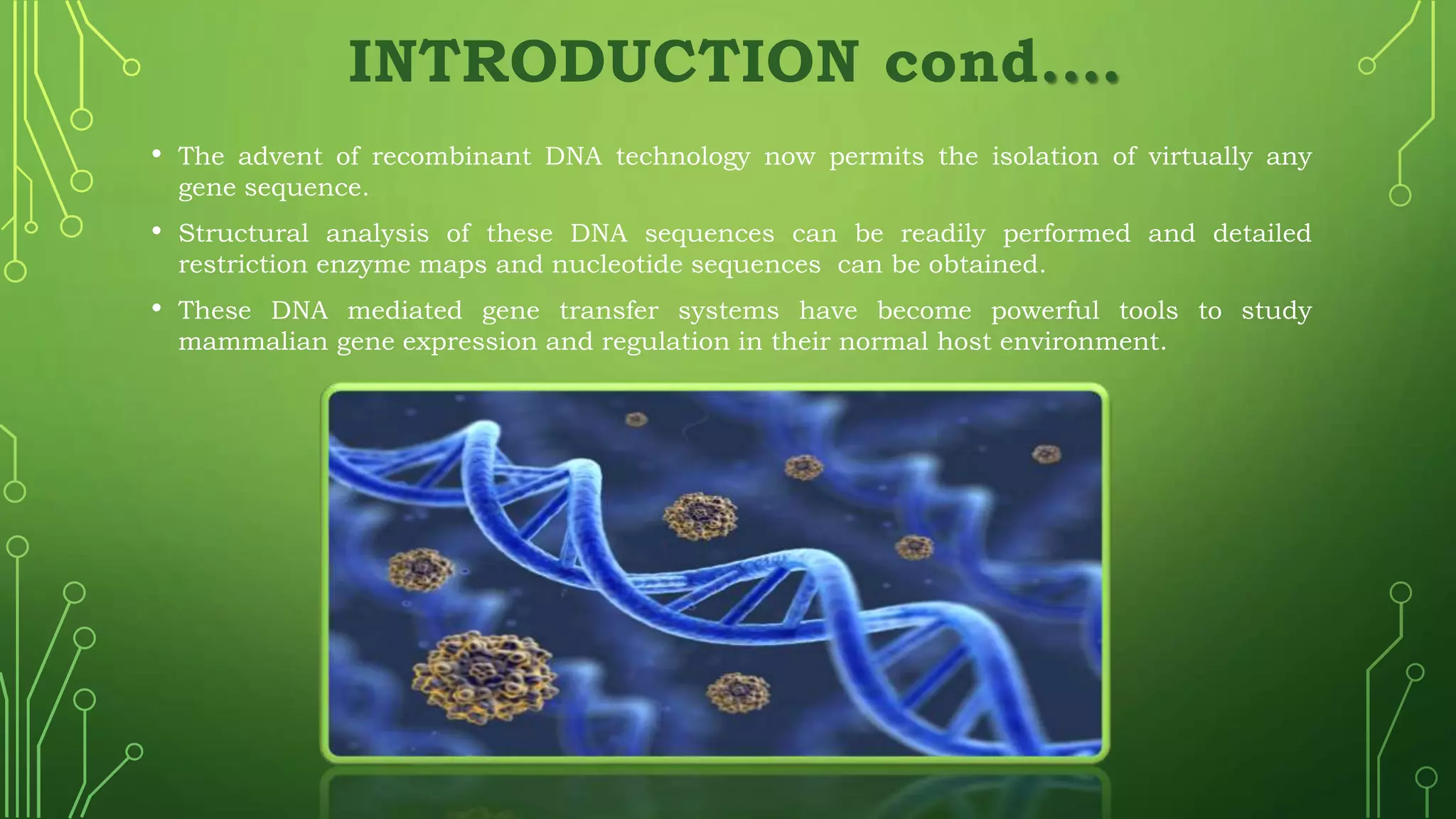 Genetic transformation method in mammals cell by NIDHI MISHRA and ...
