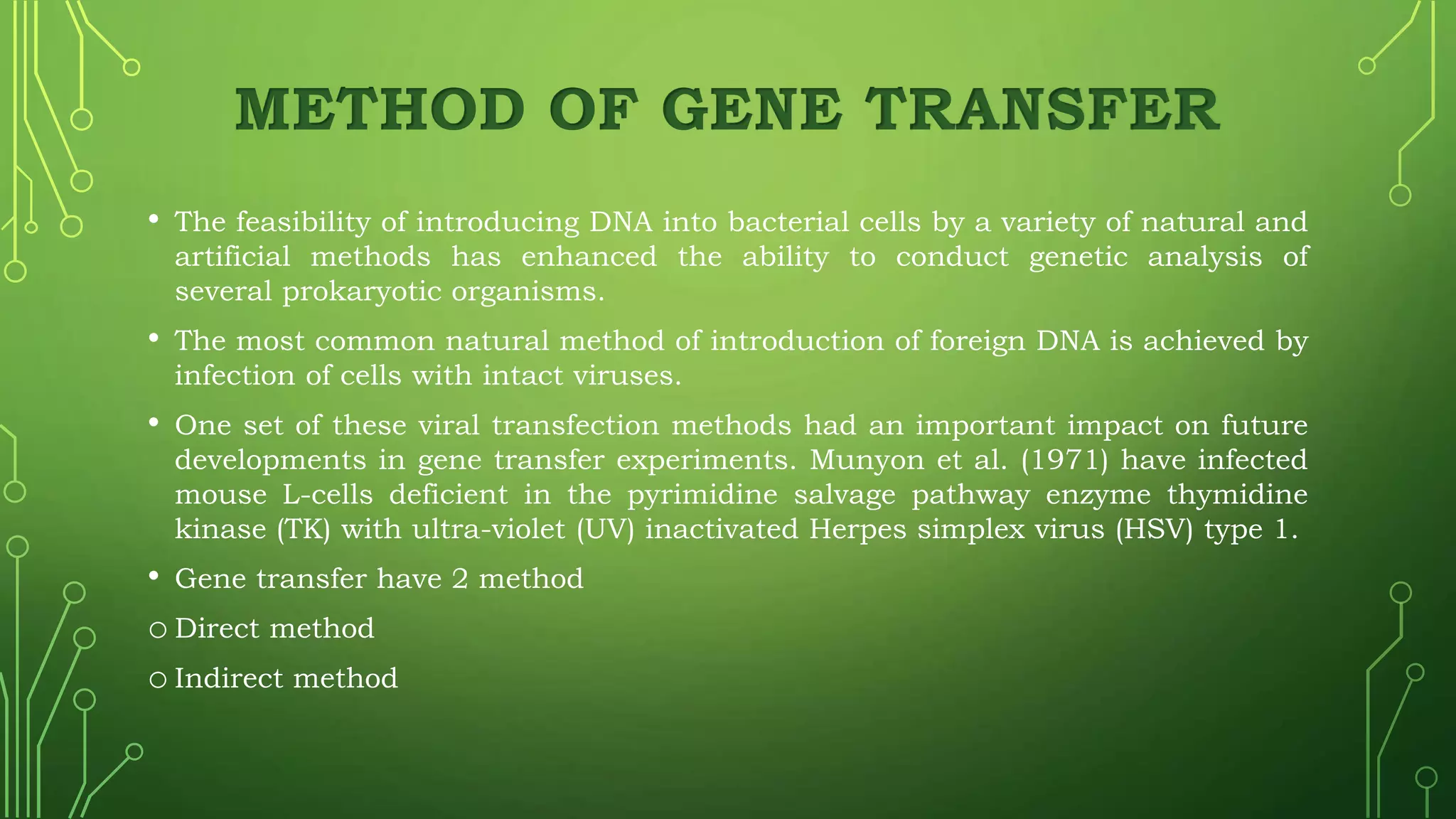 Genetic transformation method in mammals cell by NIDHI MISHRA and ...