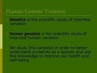 Genetic variation | PDF