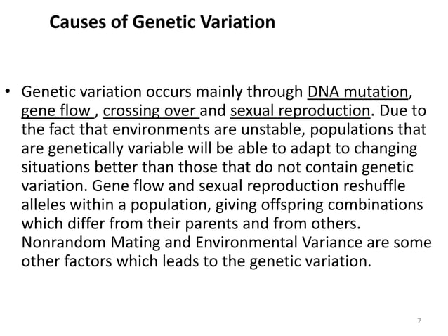 Genetic variation and its role in health and pharmacology | PPTX ...