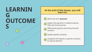 Genetic Variation Education Presentation in Green Beige Style.pptx