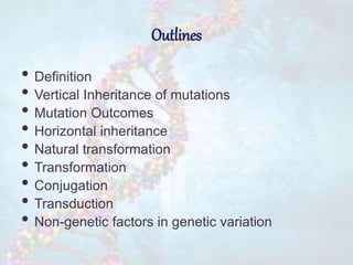Genetic variation(evolution) | PPTX