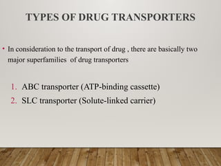 GENETIC VARIATIONS IN DRUG TRANSPORTERS AND G-PROTEIN COUPLED.pptx
