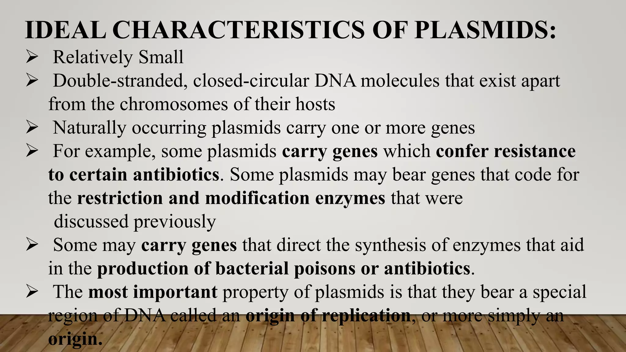 Genetic vectors | PPTX